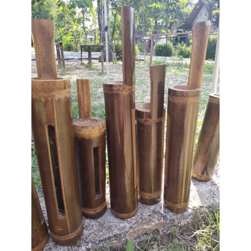 Jual Kentongan / Kohkol bambu elegan sdh finishing vernis plitur Murah ...