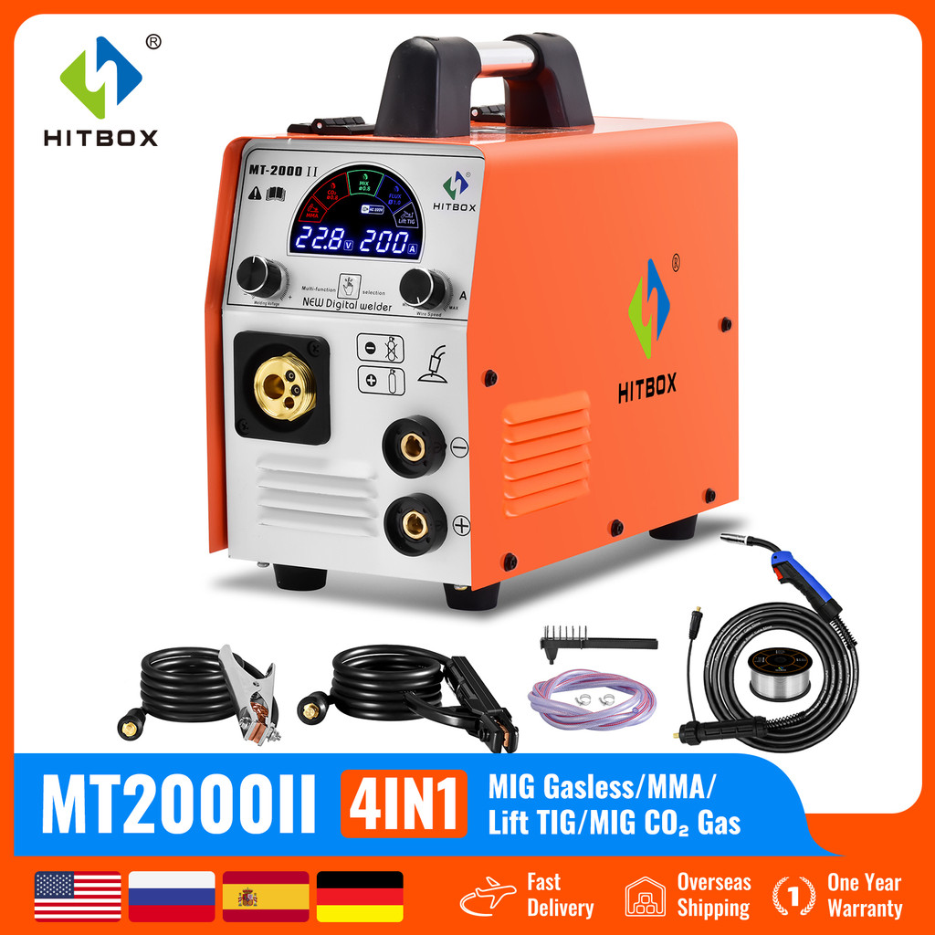 Jual HITBOX Welding Machine MT2000II 5 in 1 MIG Lift TIG MMA Semi ...