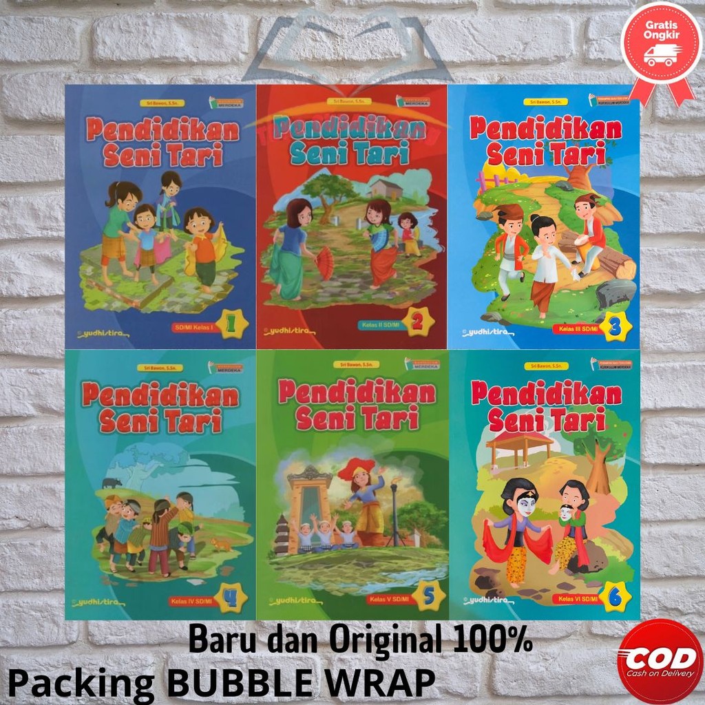 Jual Buku Pendidikan Seni Tari Kelas 1 2 3 4 5 6 SD/MI Edisi Kurikulum Merdeka Penerbit ...