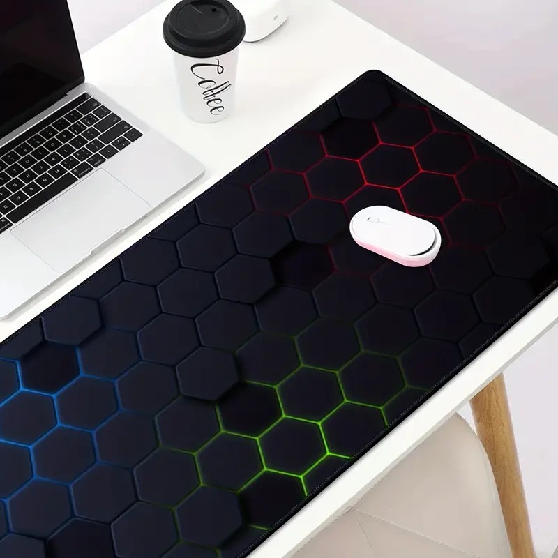 Jual Anime Hexagonal Honeycomb Mouse Pad Gaming Accessories Gabinete PC ...