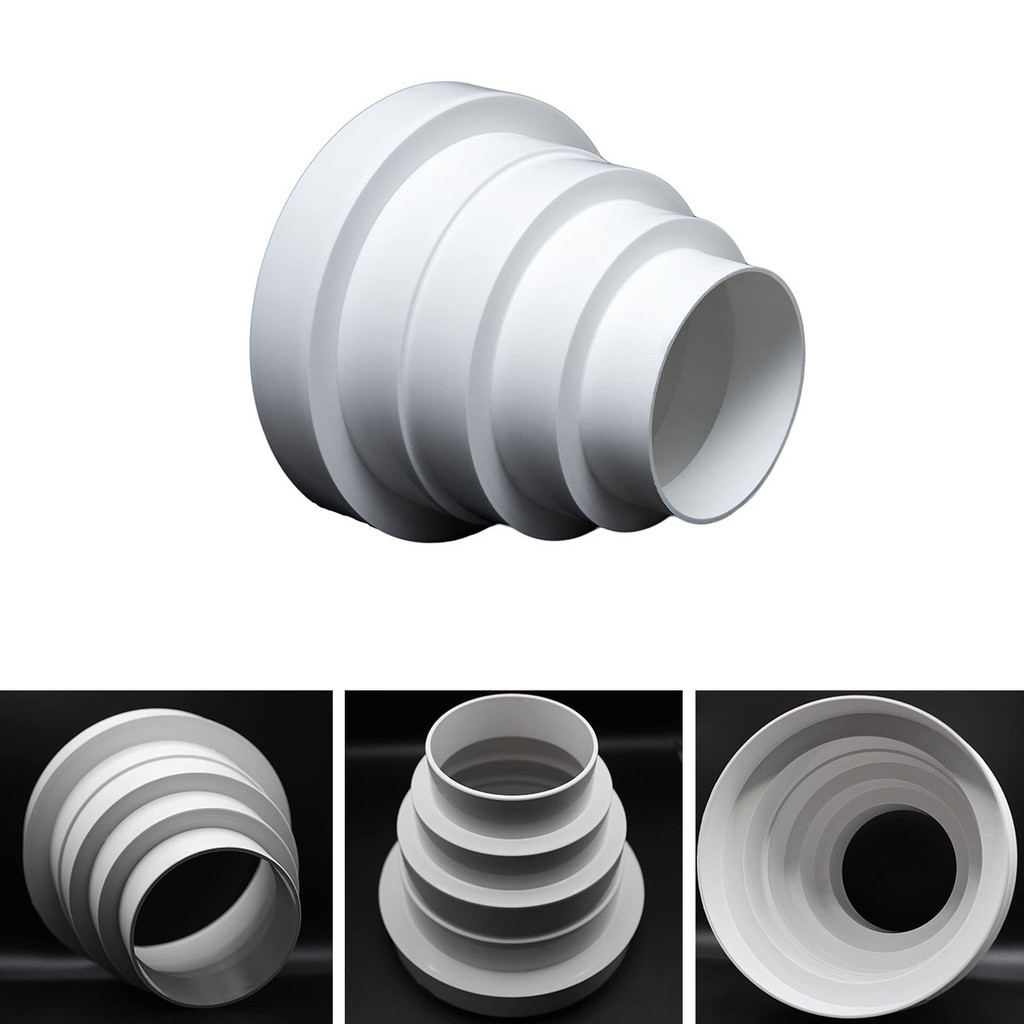 Jual Ventilation Duct Adapter Round Reducer Exhaust Pipe Vent Hose PVC ...