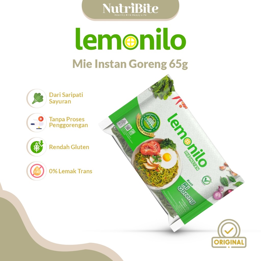 Jual LEMONILO Mie Instant Goreng Original 65g | Shopee Indonesia