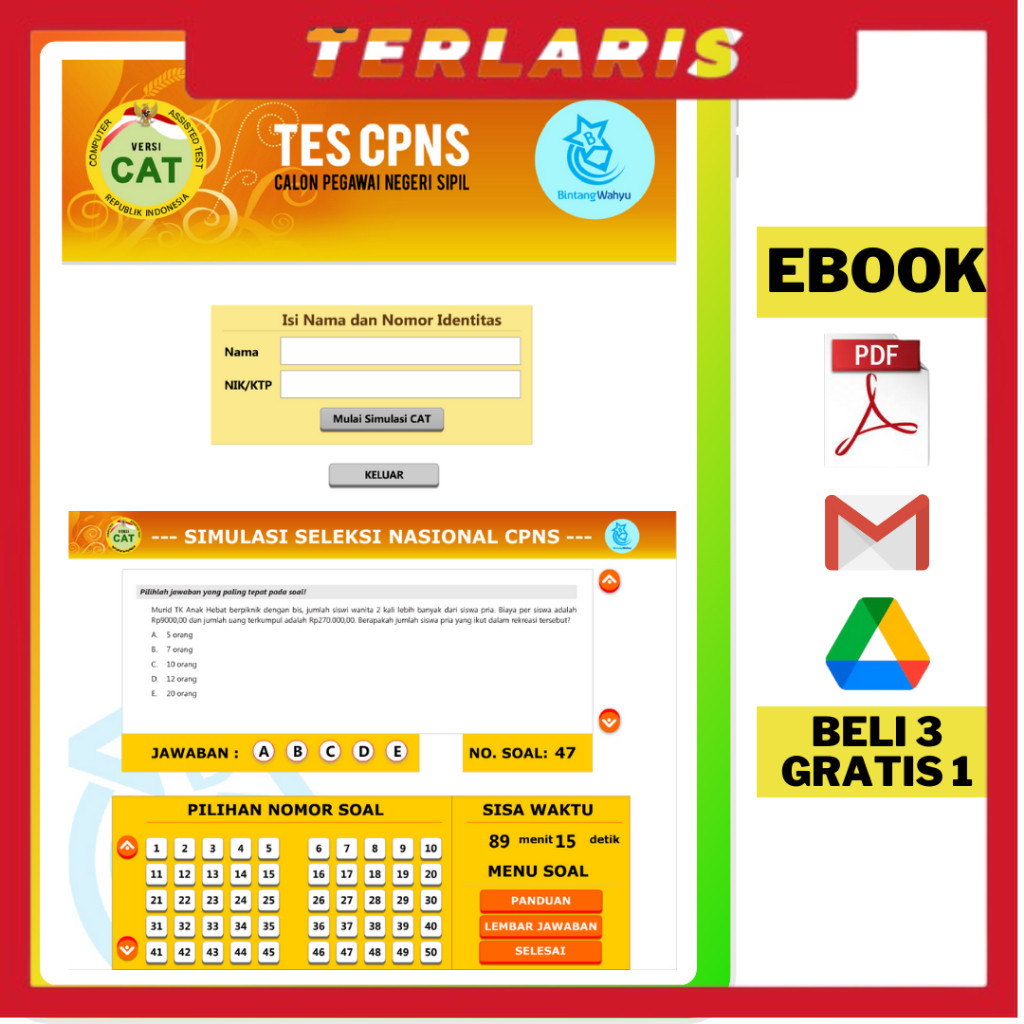 Jual [149] [APLIKASI] CAT CPNS (BKN) | Shopee Indonesia