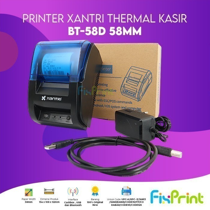 Jual FixPrint Printer Iware C5813 / 58BC / MP-58XC / ZJ5809II Printer ...