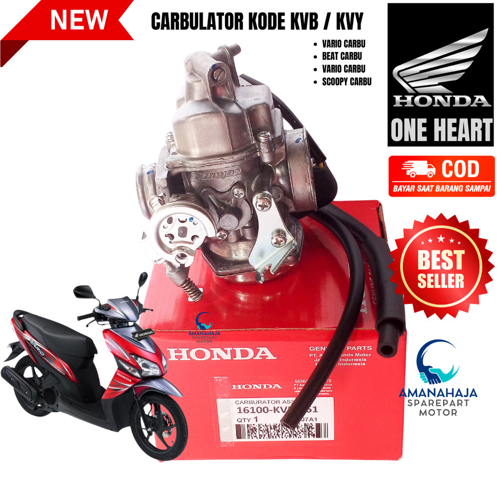 Jual (GARANSI) ORI CARBURATOR VARIO (KVB/KVY) | KARBURATOR | SPAREPART ...