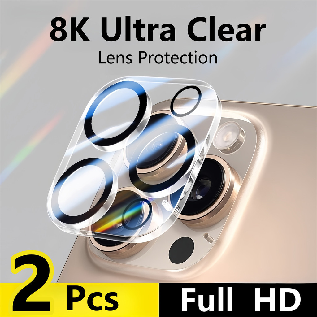 Jual 【IPhone16】2 Pcs Camera Lens Protector for IPhone 16 15 13 14 Pro Max Plus Mini Screen ...