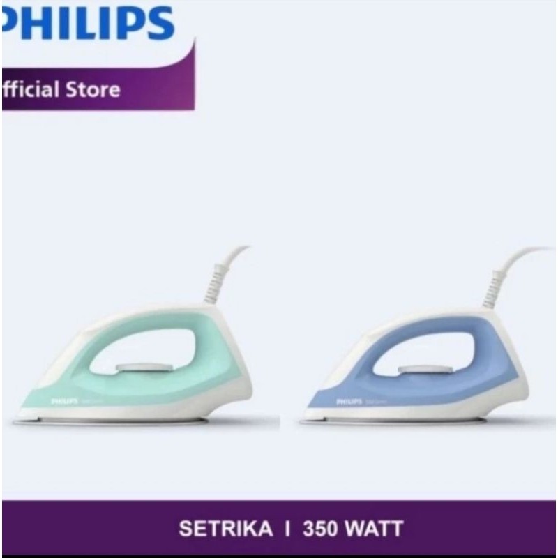 Jual Setrika Listrik Philips Dry Iron DST0510 Setrikaan Strika 350Watt W | Shopee Indonesia