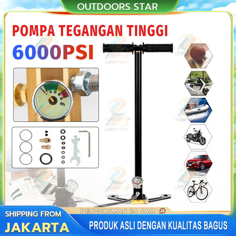 Jual POMPA BARRACUDA 4 STAGE STAINLES STEEL MANOMETER 6000 PSI/POMPA ...
