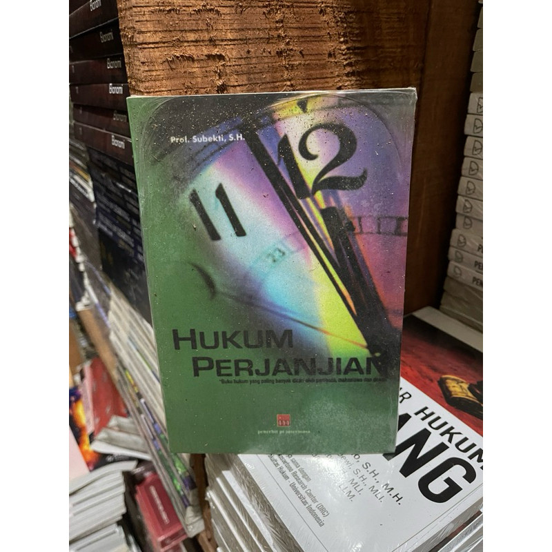 Jual Hukum Perjanjian By Prof Subekti | Shopee Indonesia