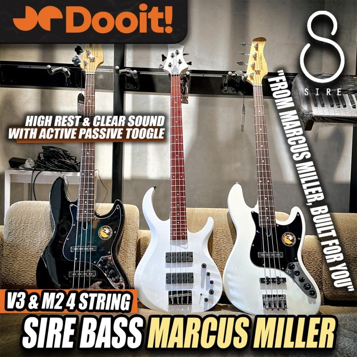 Jual SIRE BASS Marcus Miller V3 & M2 2nd Generation Electric Bass ...