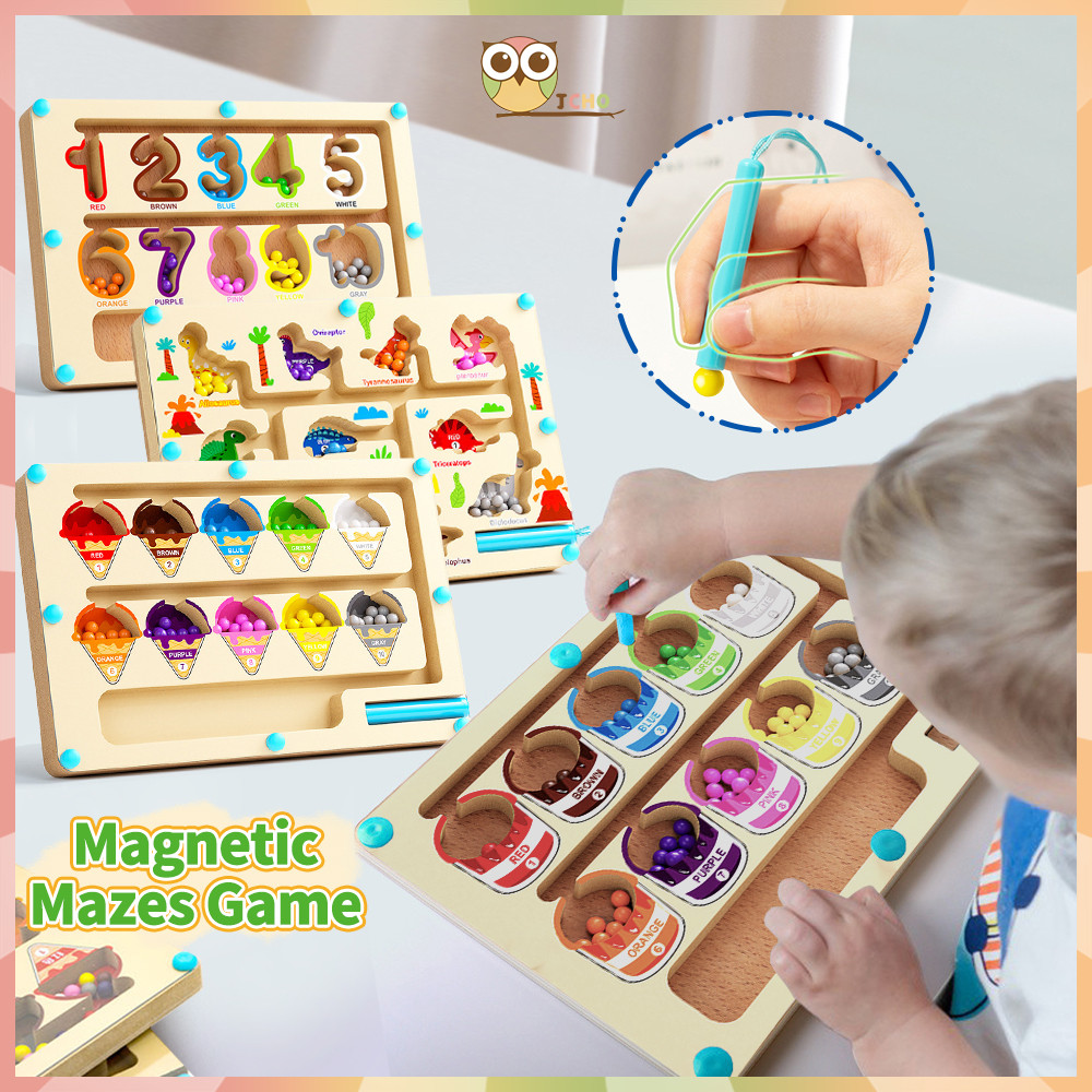 Jual JCHO Color Classification Maze Mainan Sorting Warna Magnet Mainan ...