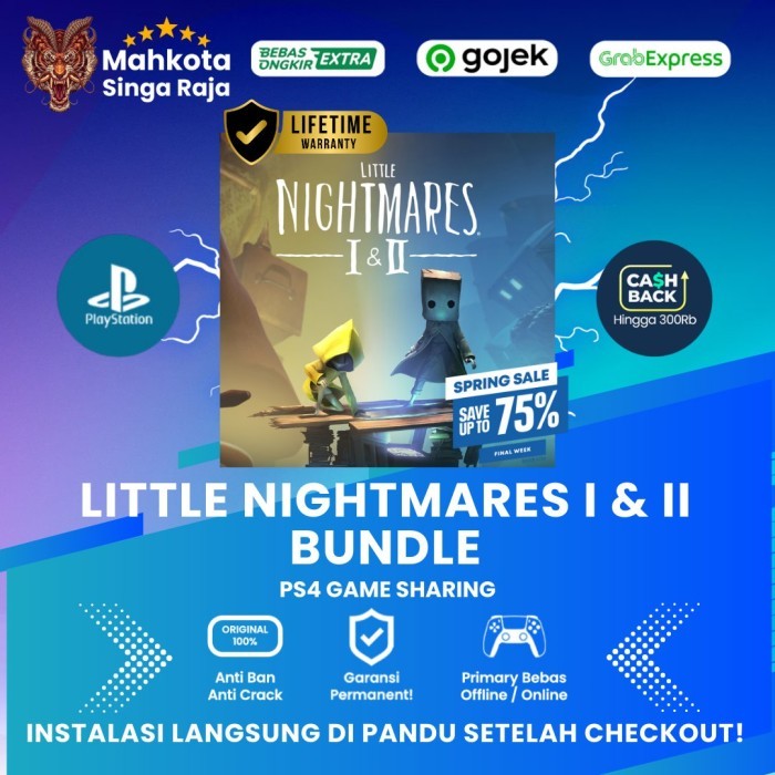Jual Little Nightmares I & II Bundle - PS4 - PlayStation4 Game Sharing ...