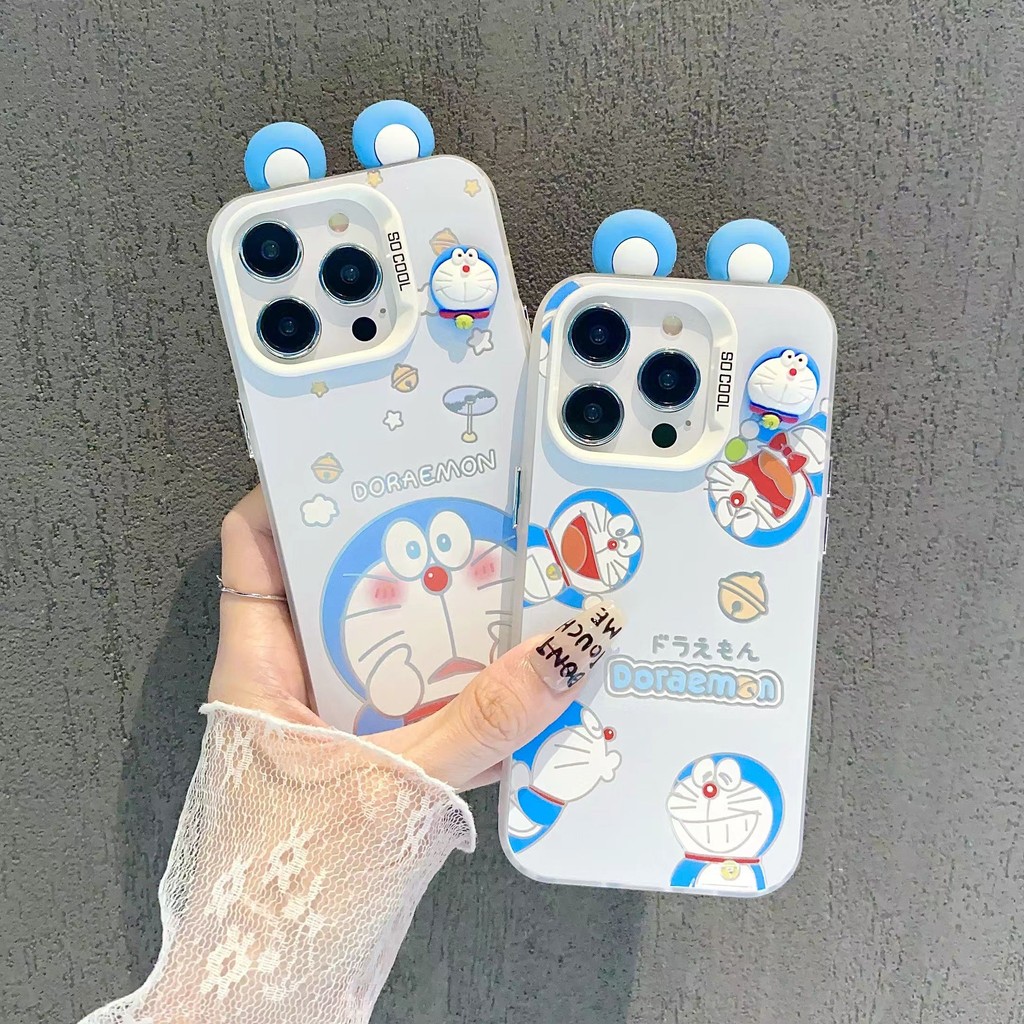 Jual [Case+Telinga] Case Kartun Doraemon Lucu Untuk Samsung M01S A04E A14 F04 A25 A11 F12 ...