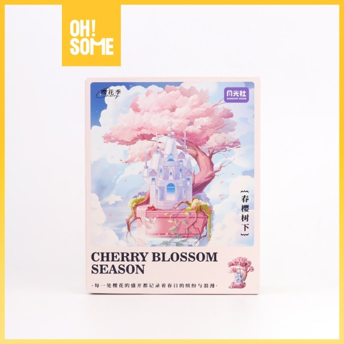 Jual OHSOME Wonder Moon Flowers Tree Block Mainan Rakit Brick Blok ...