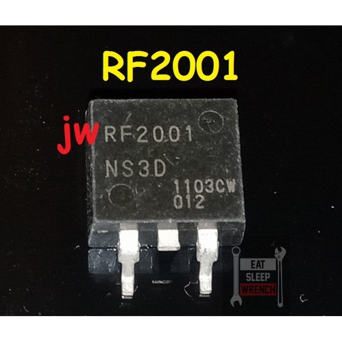 Jual RF2001 RF2001NS3D 200V 20A TO263 SMD - Transistor IC dan mosfet | Shopee Indonesia