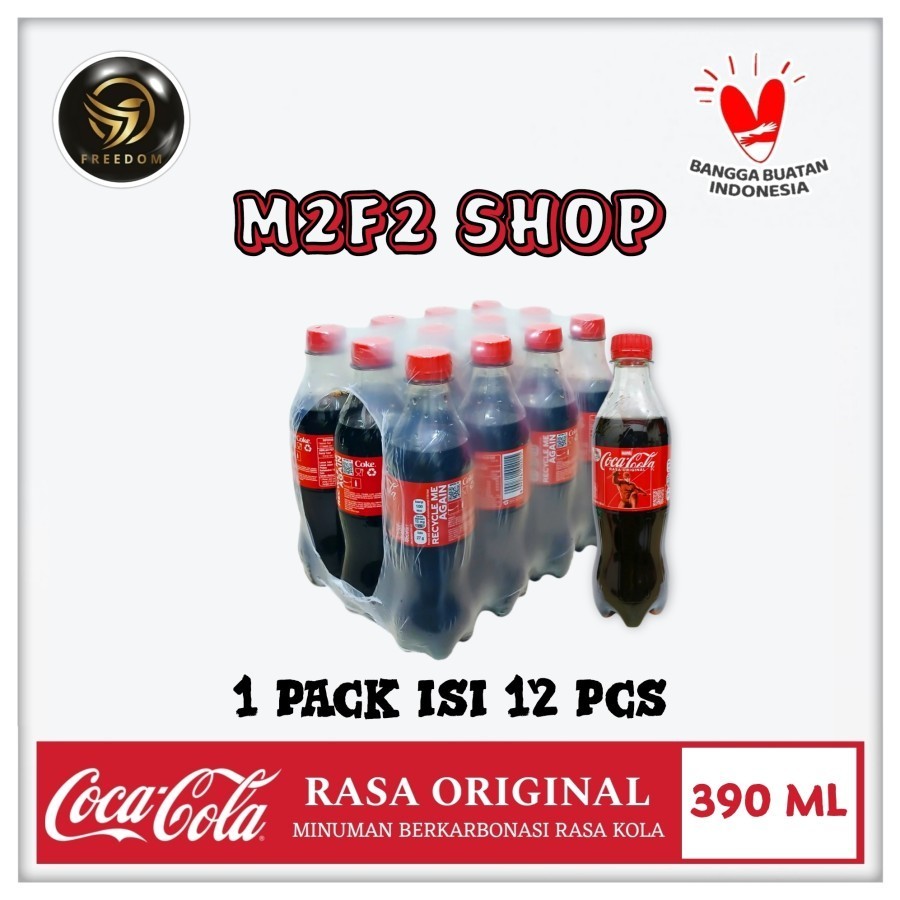 Jual Coca Cola Original Minuman Bersoda Botol Plastik Pet - 390 ml ...
