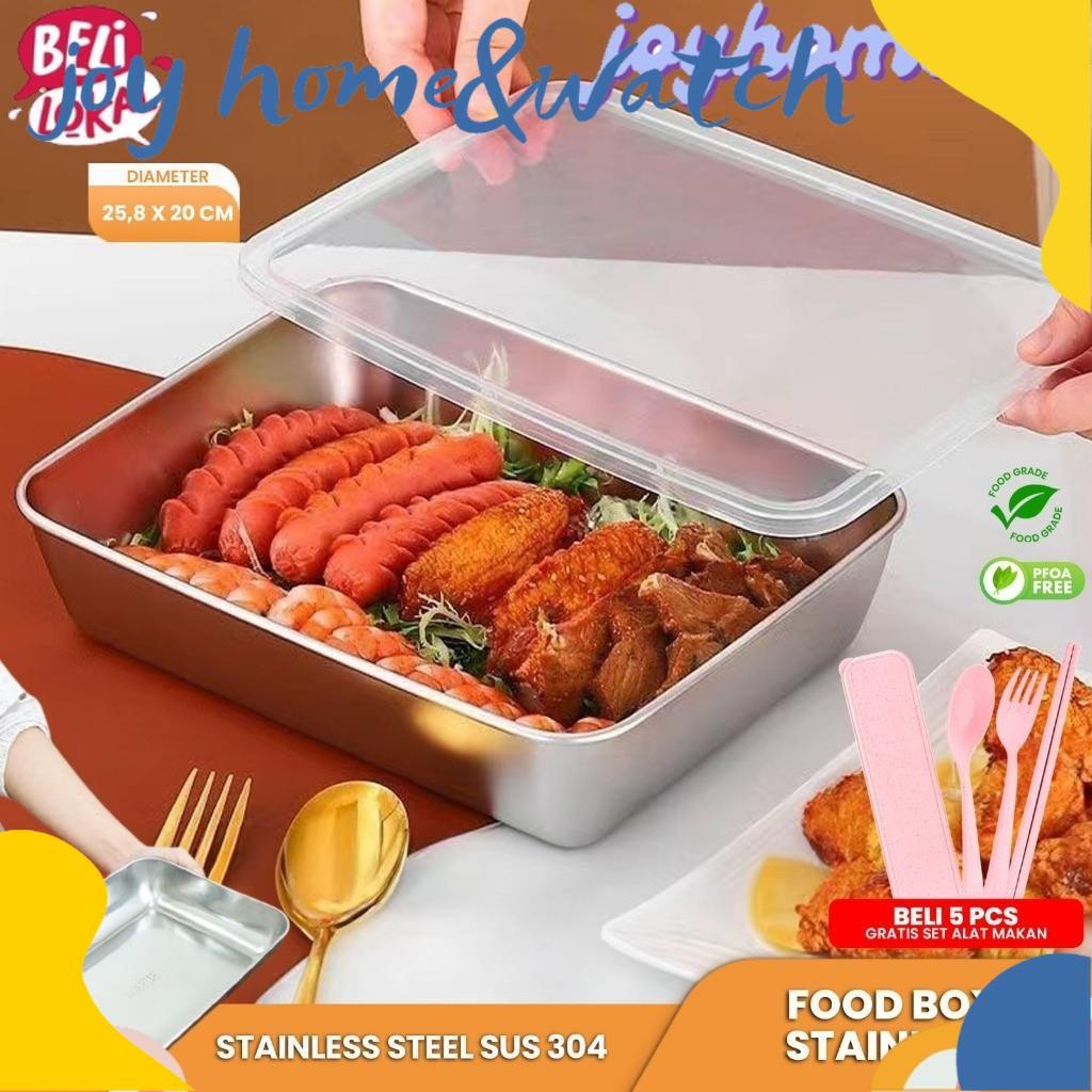 Jual Praktis Tempat Wadah Makanan Kontainer Makanan Sayuran Food Box ...