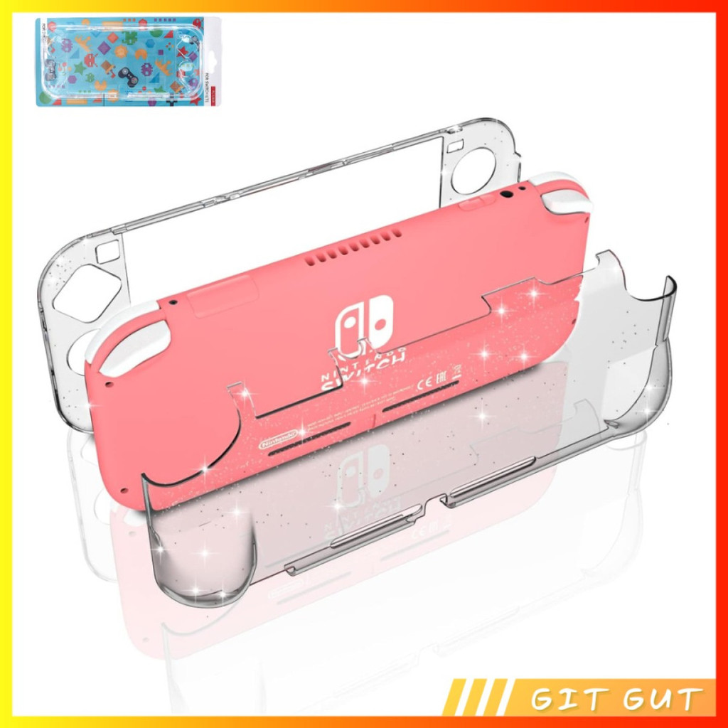Jual Nintendo Switch Lite Glitter Crystal Clear Hard Case Casing Cover ...