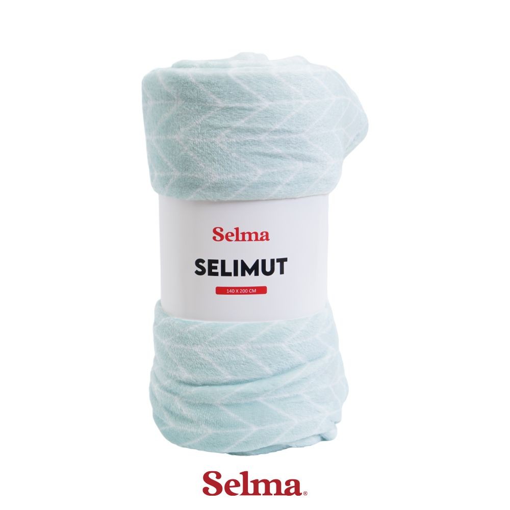 Jual Selma 140X200 cm Ava Selimut - Hijau Blanket Motif Kain Penghangat ...