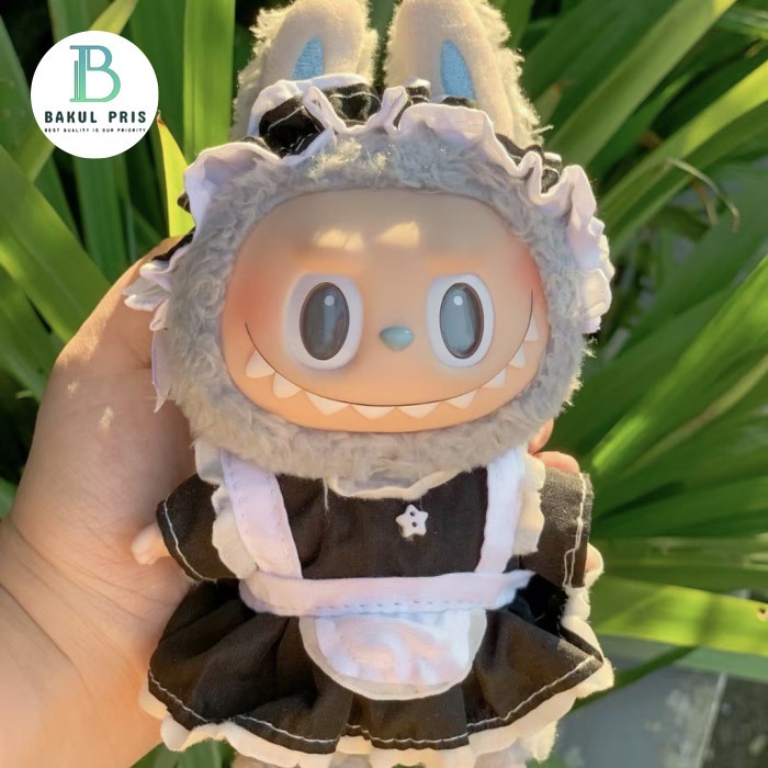 Jual Baju Labubu Maid Hitam Putih Baju Boneka Labubu Raja Popmart ...