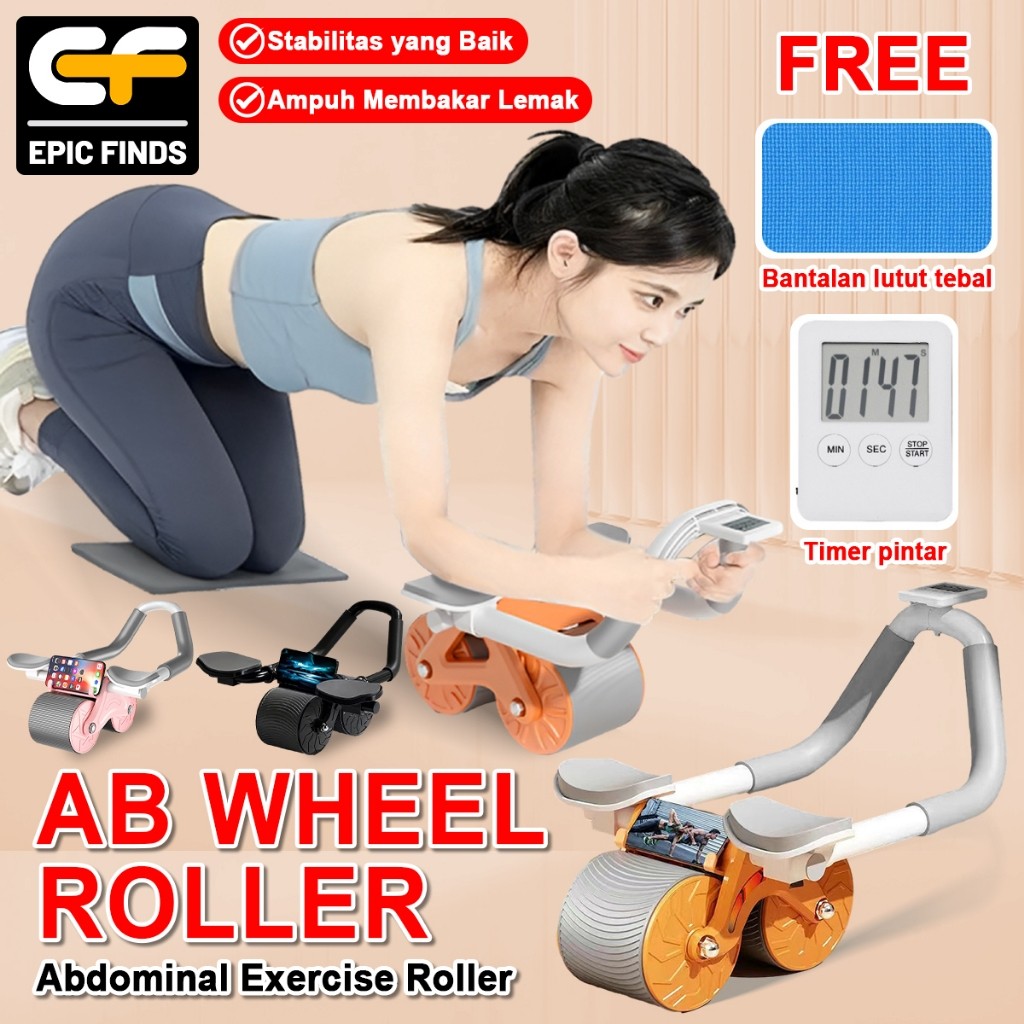 Jual WD42RF Epic Finds Ab Wheel 2in1 Ab Roller Wheels/Abdominal Roller ...