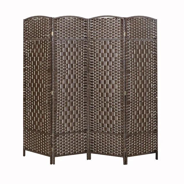 Jual Movable Partition Wall Bamboo And Rattan Handcraft Room Divider ...