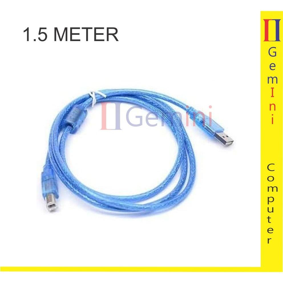 Jual kabel printer USB 1,5 meter / kabel printer 1,5 meter / kabel ...