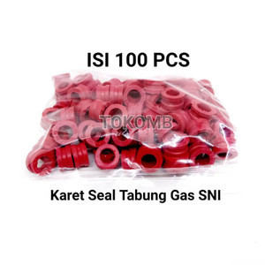 Jual Karet Seal Tabung Gas 3kg 12kg Merah SNI 1 pax 100pcs | Shopee ...