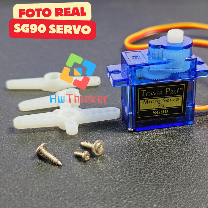 Jual Micro Servo Motor SG90 9G berlabel Tower pro towerpro SG-90 Micro Tower Pro TowerPro 180 ...