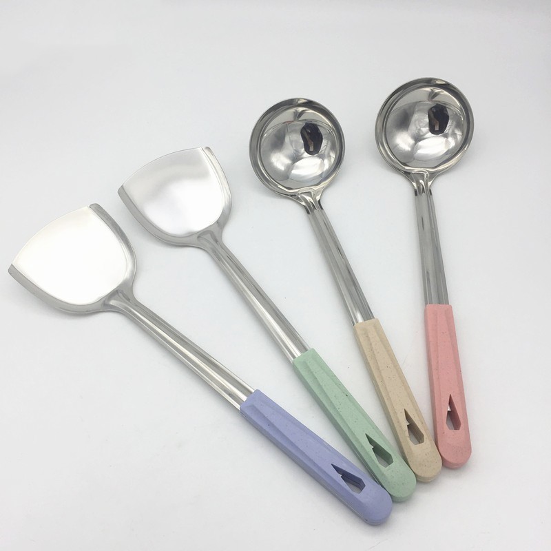 Jual Spatula / Sutil / Sendok Sup Sayur Stainless Steel Gagang ...
