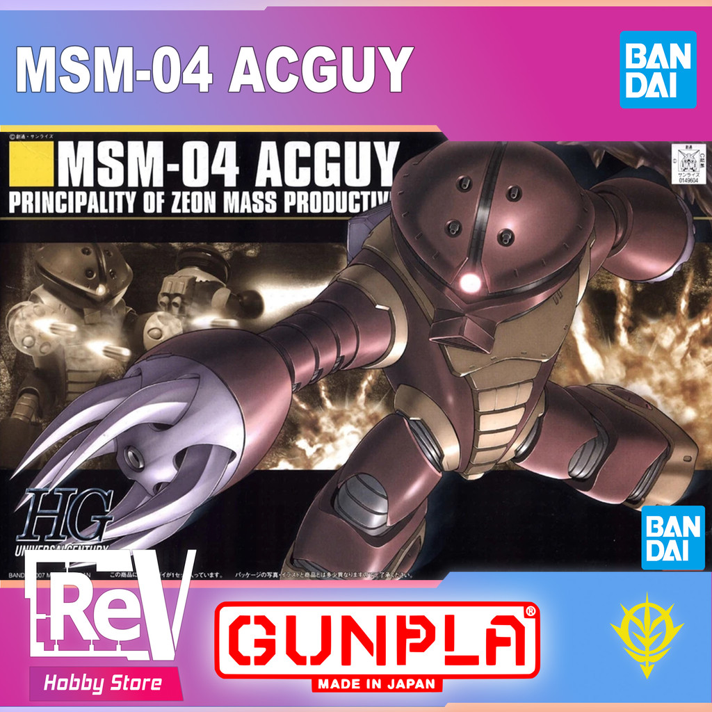 Jual HG ACGUY BANDAI HIGH GRADE 1/144 | Shopee Indonesia