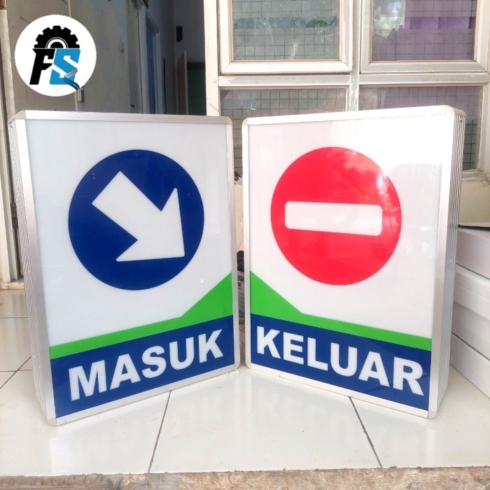 Jual st Rambu rambu spbu / rambu in out pertashop / rambu keluar masuk ...