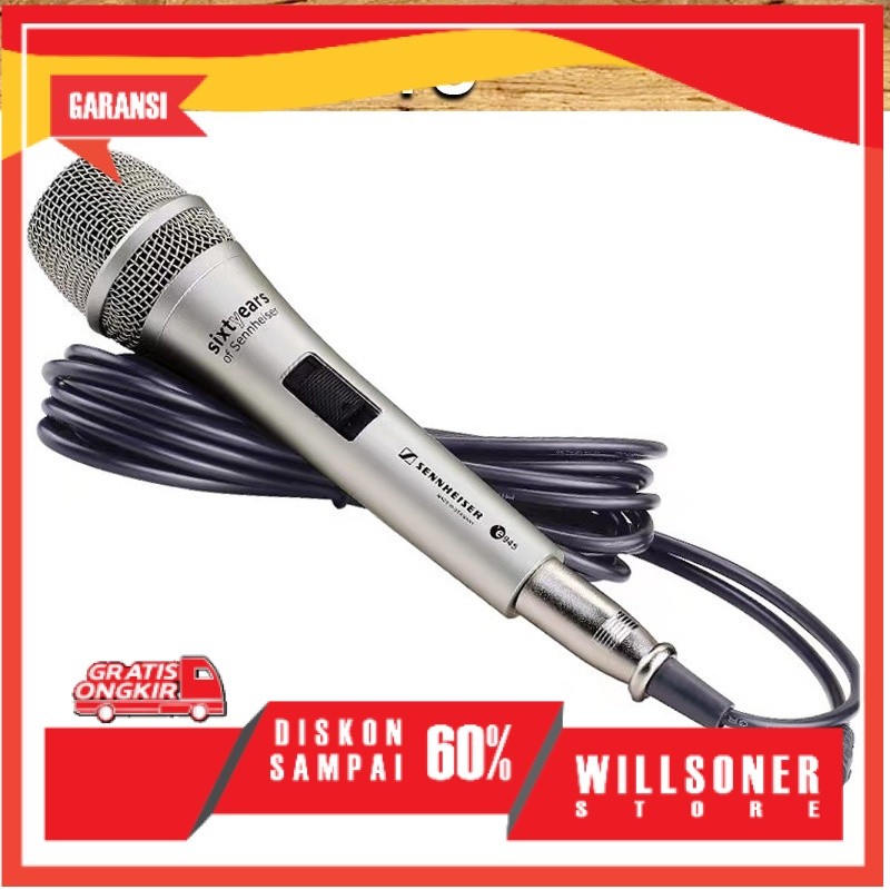 Jual mic kabel/Sennheiser/original e845 S/e945,wired microphone,mic ...