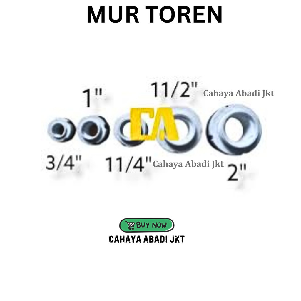 Jual VLOK RING / FLOK / MUR TOREN TANDON AIR | Shopee Indonesia