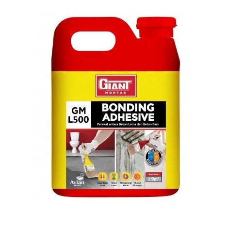 Jual TERHEMAT GIANT MORTAR BONDING ADHESIVE GM L500 PEREKAT BETON 900ML ...