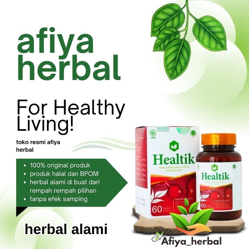 Jual HEALTIK ORIGINAL ASLI Obat Rematik, Pegal linu, Asam Urat, Nyeri ...