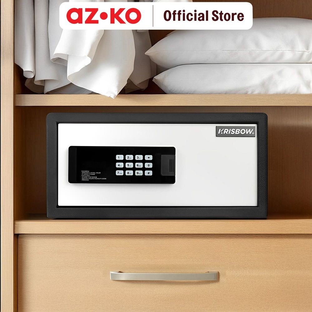 Jual AZKO Krisbow 42x37x20 cm Brankas Hotel 1.5/4 Mm H2702m Brangkas ...