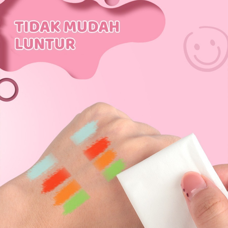 Jual Aimilo Spidol Warna Warni Kekinian 1 Set Hexagonal Watercolor ...