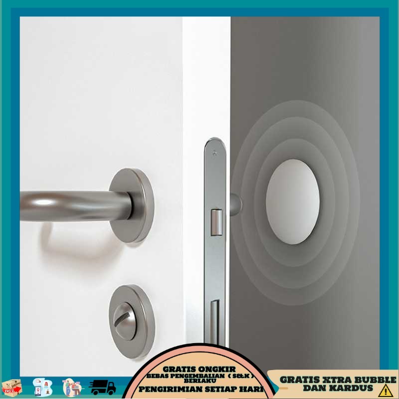 Jual KAIGO Silikon Peredam Benturan Pintu Furniture Bumper Pad Door ...