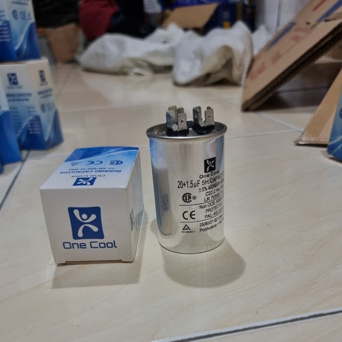 Jual Kapasitor AC 20+1.5 UF Merk ONE COOL DAN LOTUS | Shopee Indonesia