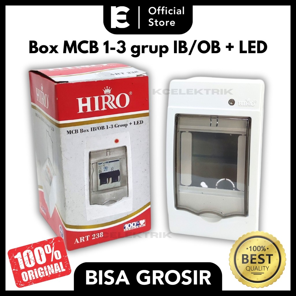 Jual Box MCB IB/OB 1-3 Grup + LED HIRO untuk Instalasi Listrik yang ...