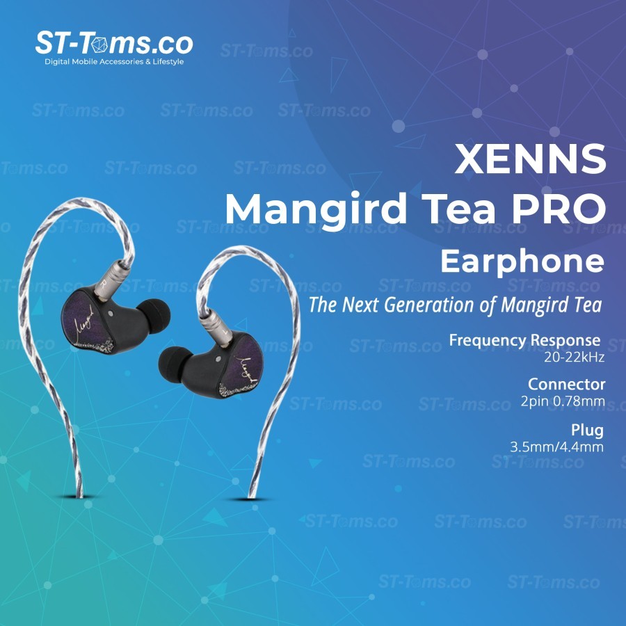 Jual XENNS Mangird Tea PRO Precision Tuning 2DD+6BA Hybrid IEM Earphone ...