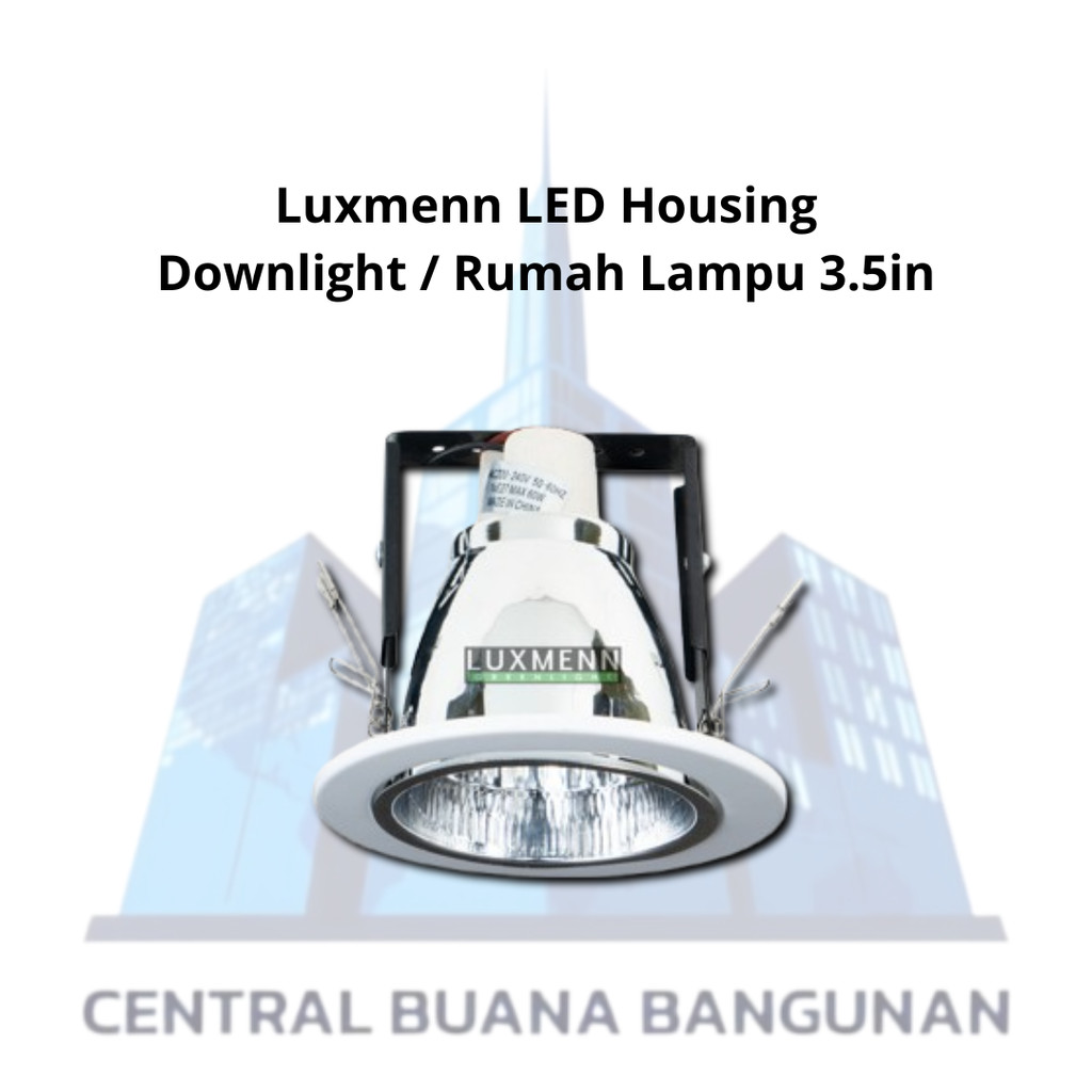 Jual Rumah Lampu LED Housing Downlight Luxmenn HSDL3.5 10watt Putih ...