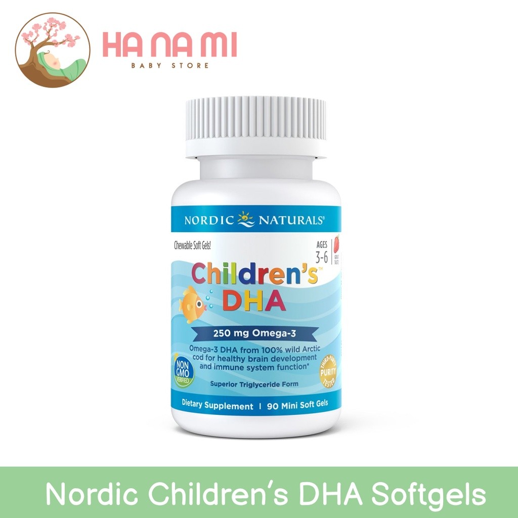 Jual Nordic Naturals Children's DHA (90 soft gels) | Minyak Ikan Omega 3 Anak 3-6 Tahun | Shopee ...