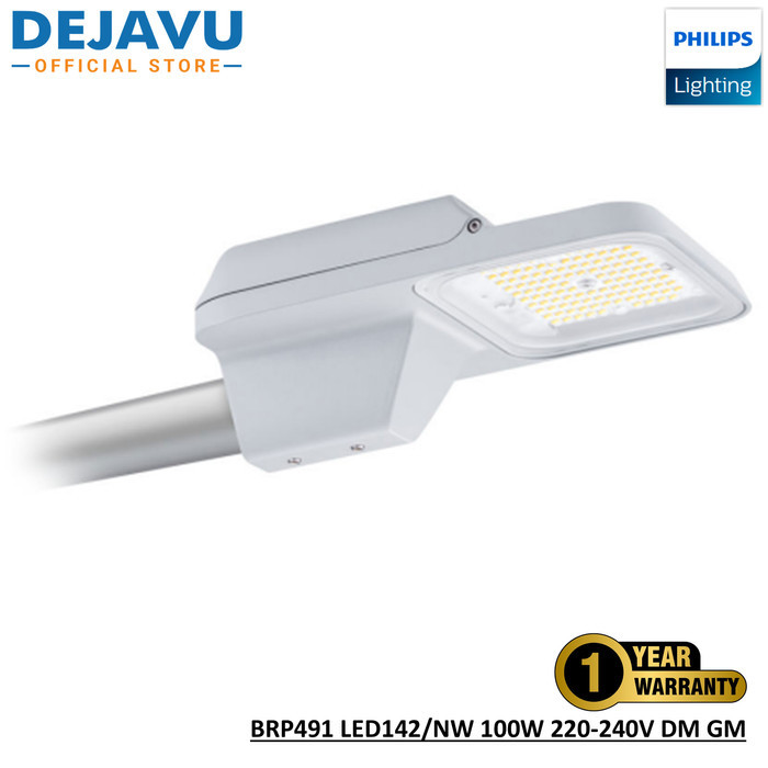 Jual Lampu Jalan PJU Philips BRP491 LED142/NW 100W 220-240V DM GM ...