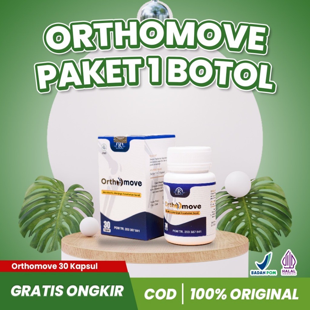 Jual ORTHOMOVE ORIGINAL - 1 BOTOL isi 30 Kapsul Obat Herbal Sendi ...