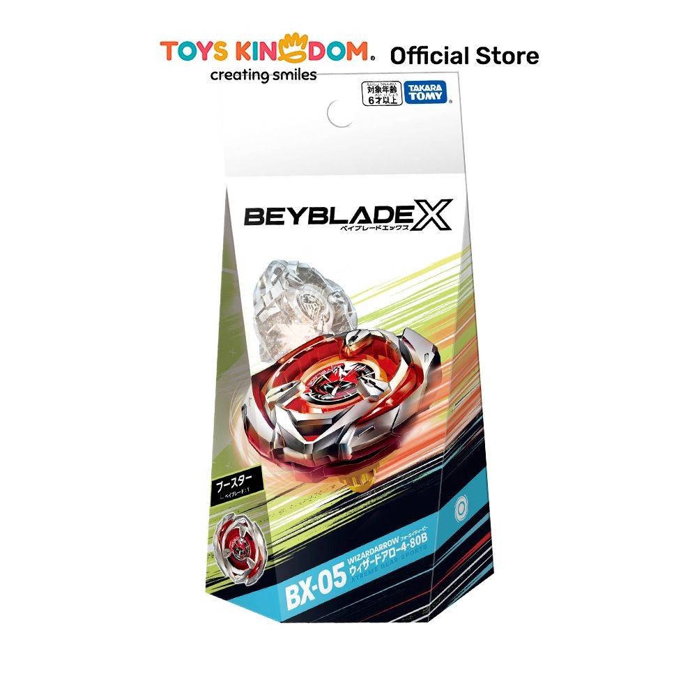Jual Toys Kingdom Beyblade Booster Wizardarrow 4-80B Bx-05 910497 ...
