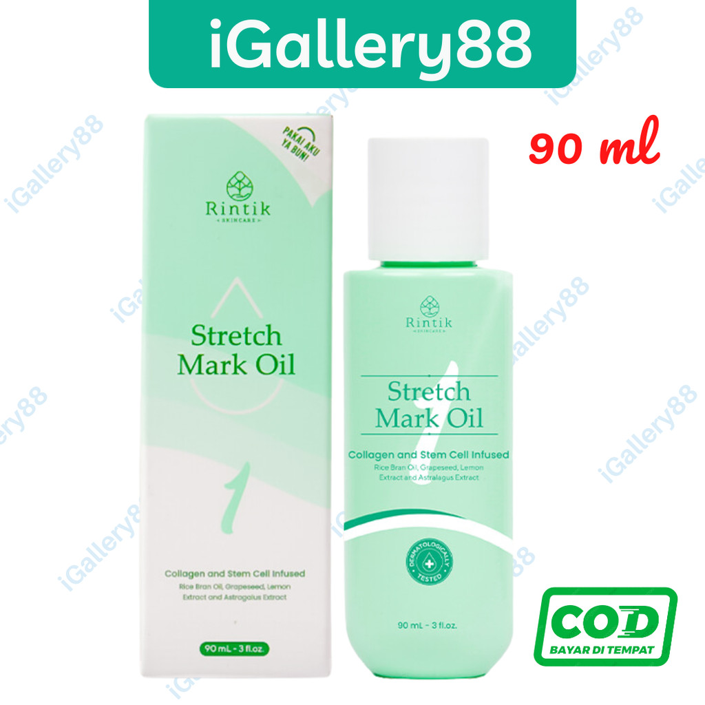 Jual Rintik Skincare Stretch Mark Oil - Pudarkan Stretchmark Selulit ...