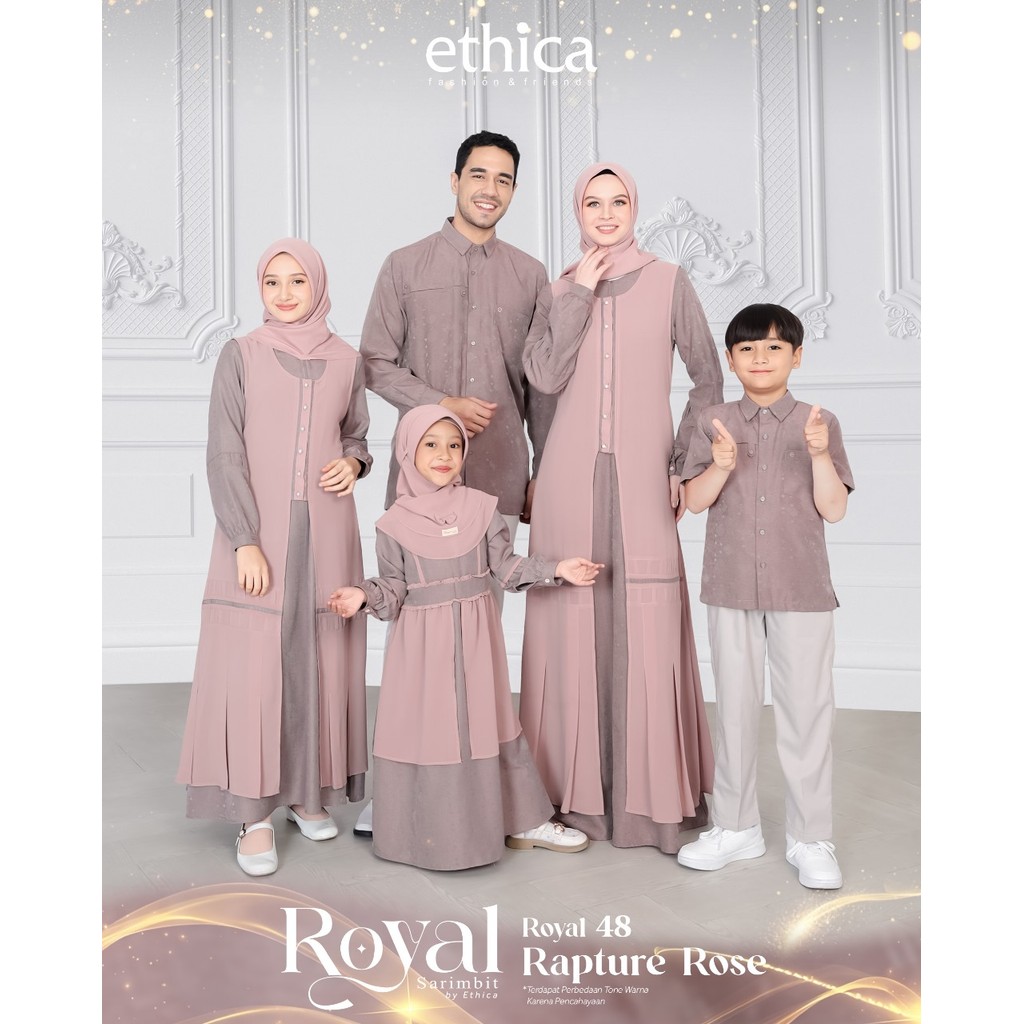 Jual Ethica Sarimbit Royal 48 Rapture Rose Baju Keluarga Sarimbit 2025 ...