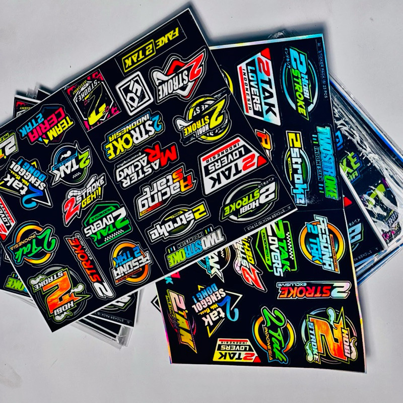 Jual AI Sticker Paket Pack 2 Tak Lovers - Two Stroke 2 Stroke Stiker ...